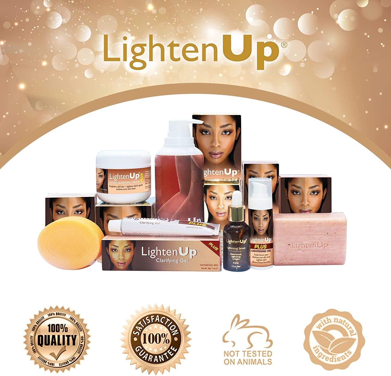 LightenUp Pus Lightening Gel | 1 Fl oz30g | Whitening Cream ...