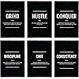 Amazon.com: Set of 6 Motivational Posters for Office - Inspirational ...