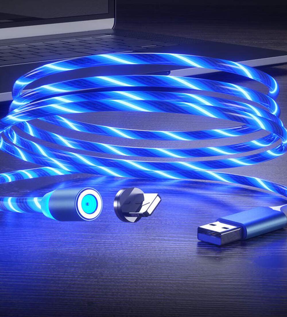 360 Degree Blind Magnetic Round Magnetic Current Charging Cable for ...