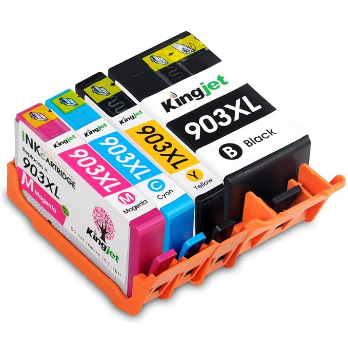 Kingjet 903XL Druckerpatronen Multipack Ersatz für HP 903 XL Kompatibel ...