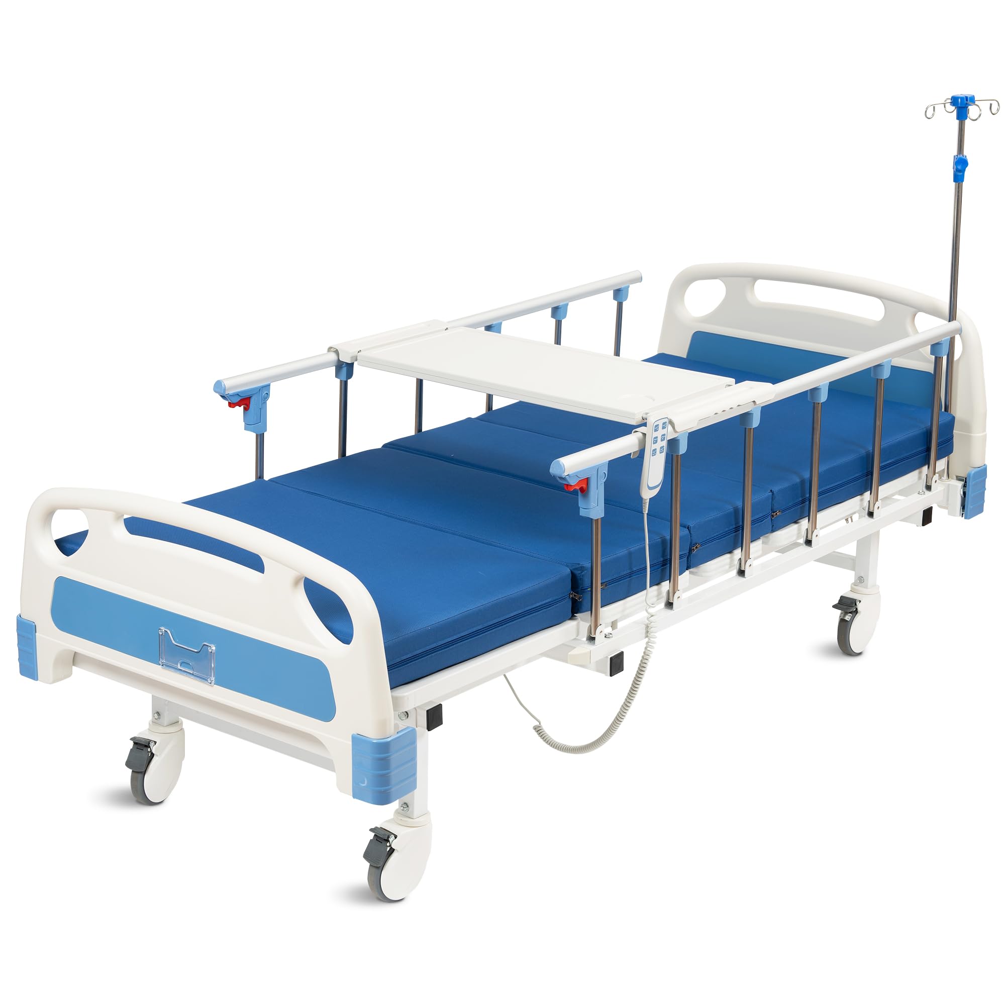 ELENKER Full Electric Hospital Bed for Home Use, ICU Medical Bed ...