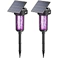 Amazon.com : Solar Bug Zapper Outdoor 2 Pack, Garden Mosquito Zapper ...
