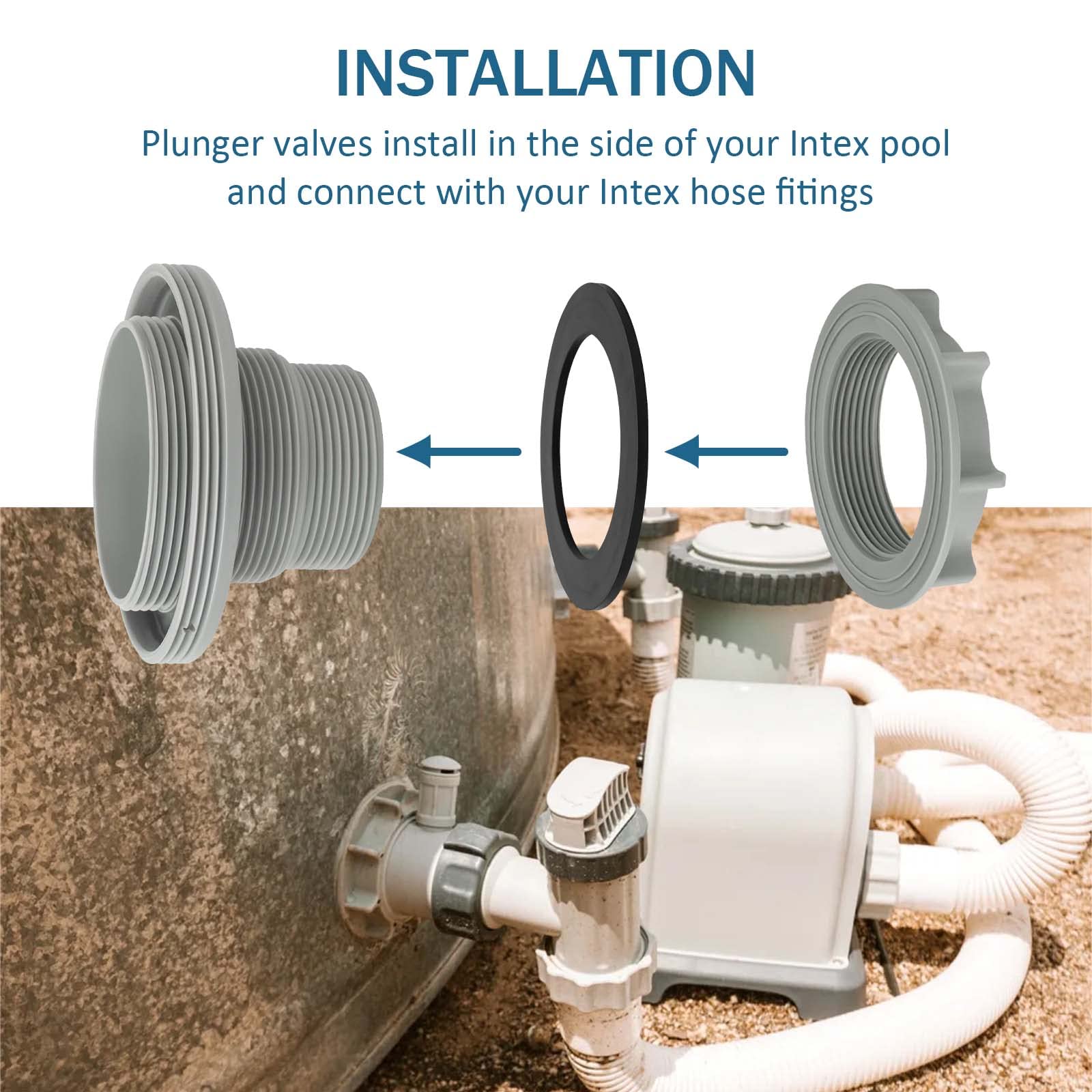 Mua Pool Threaded Strainer Connector Kit, for Intex Above Ground ...