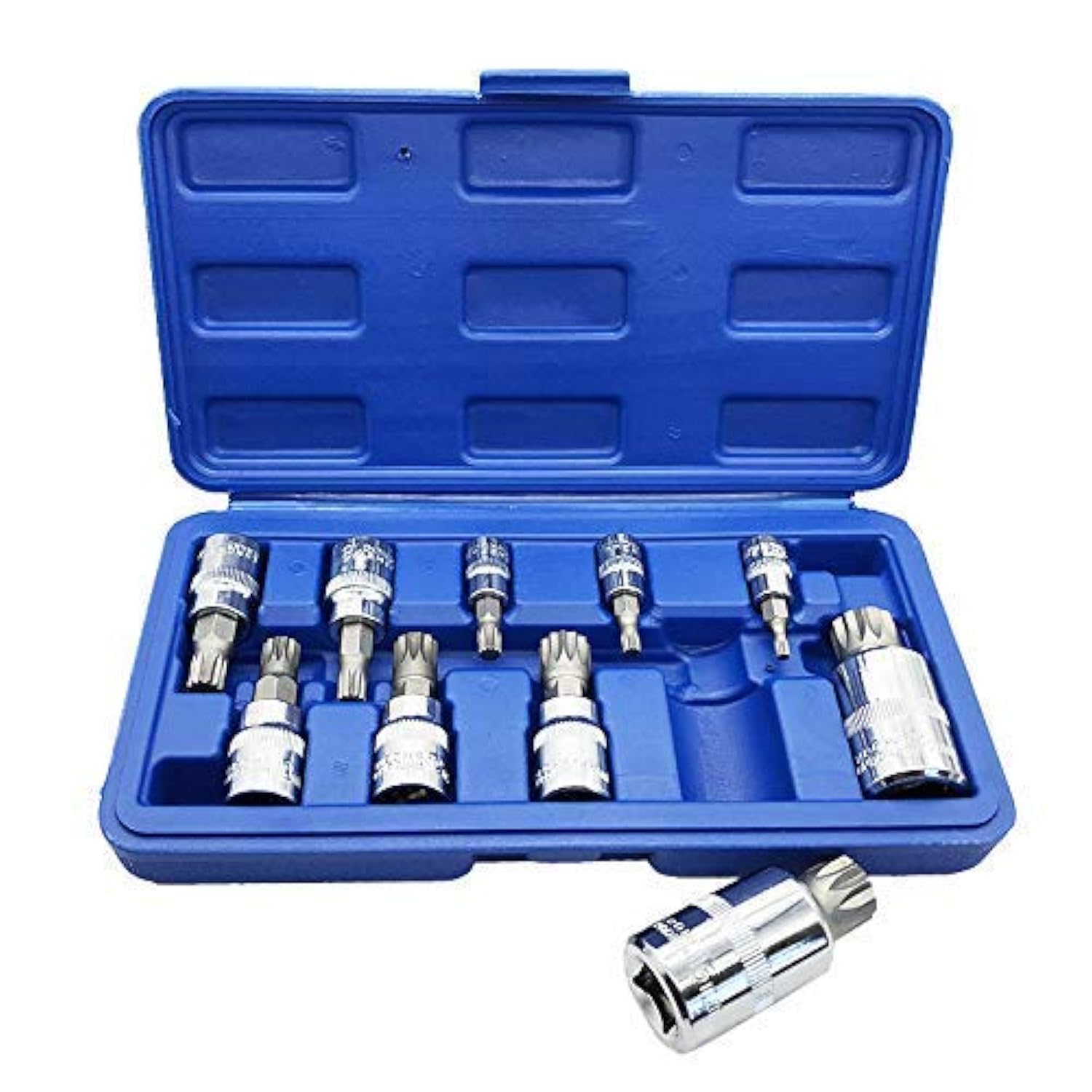 XZN Triple Square Spline Bit Socket Set 12 Point Tamper Proof 1/2 1/4 ...