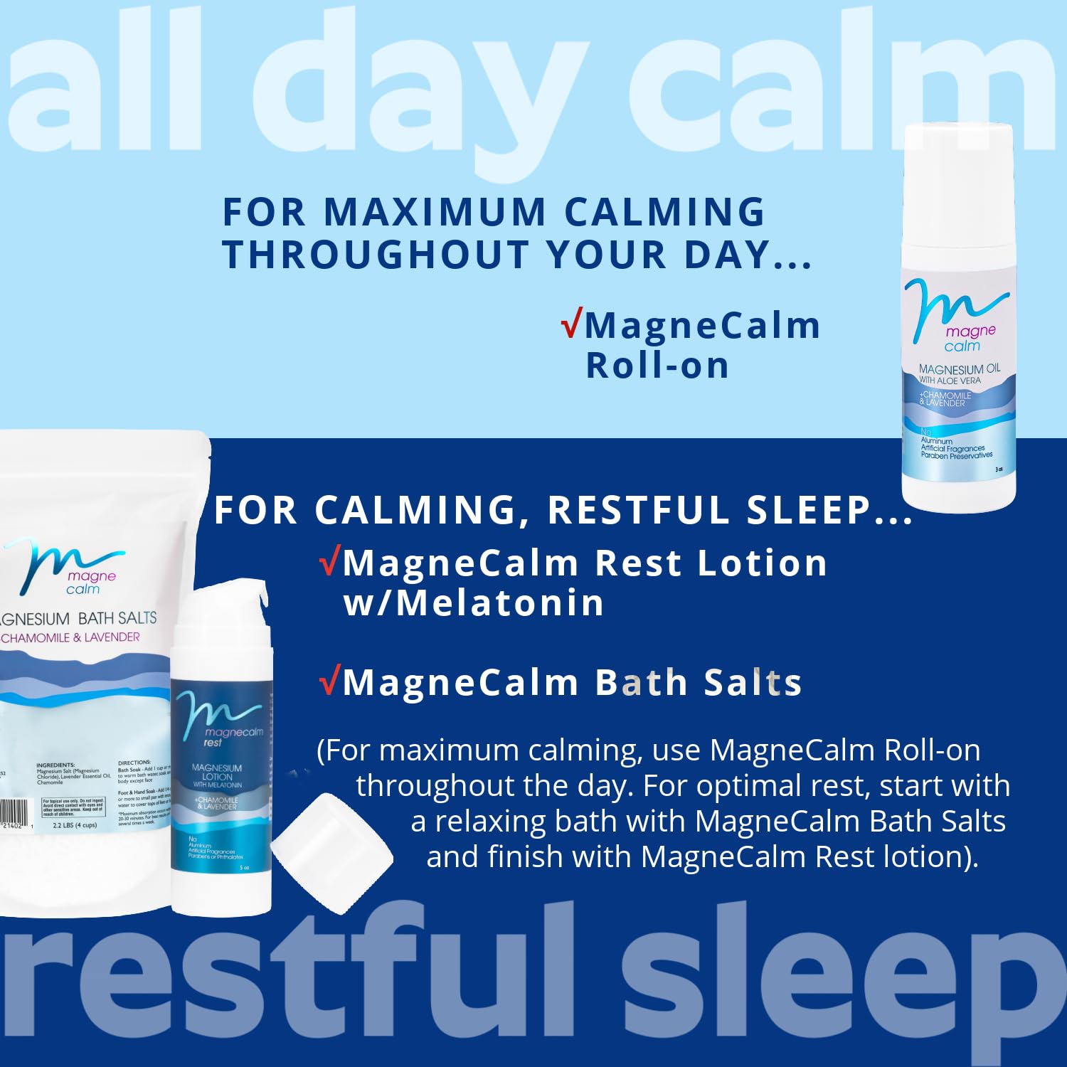 Mua MG12 THE POWER OF MAGNESIUM MagneCalm Rest Lotion with Melatonin ...