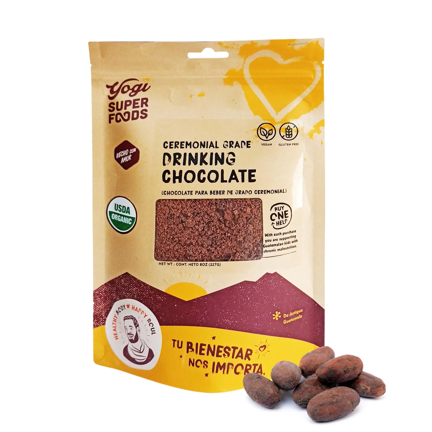 Mua Yogi Super Foods Ceremonial Grade Cacao Drinking Chocolate, Cacao ...