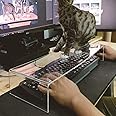 Amazon.com: Clear Acrylic Keyboard Cover Protector Anti-Cat,2 in 1 ...