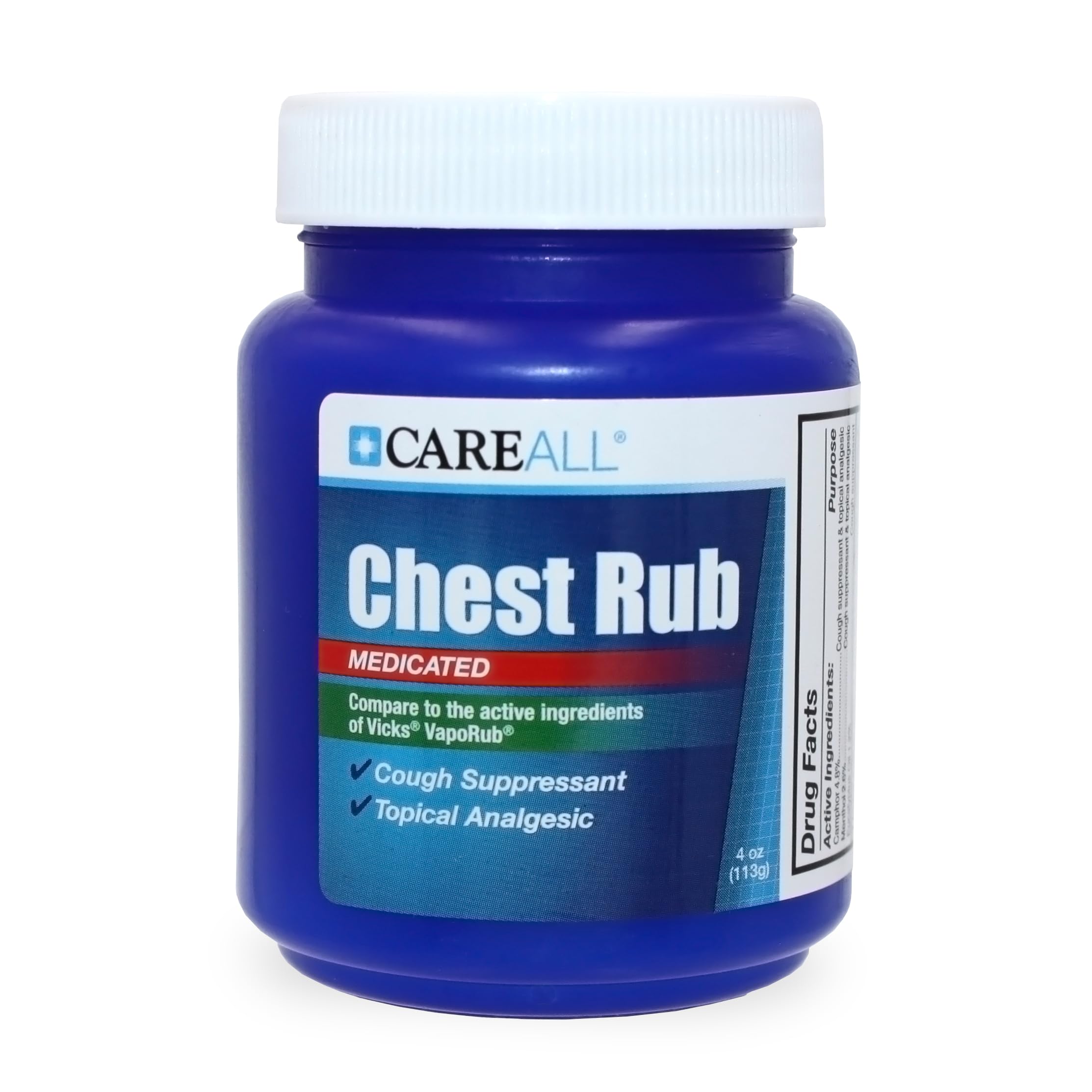Mua CareAll Medicated Chest Rub 4 oz. Topical Analgesic and Cough ...