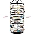 Amazon.com: MODOWEY 6 Tier Rotating Earring Holder Organizer ...
