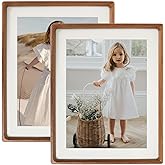 Amazon.com - DECOCIAGA 8x10 Picture Frame Set of 2 Natural Wood Photo ...