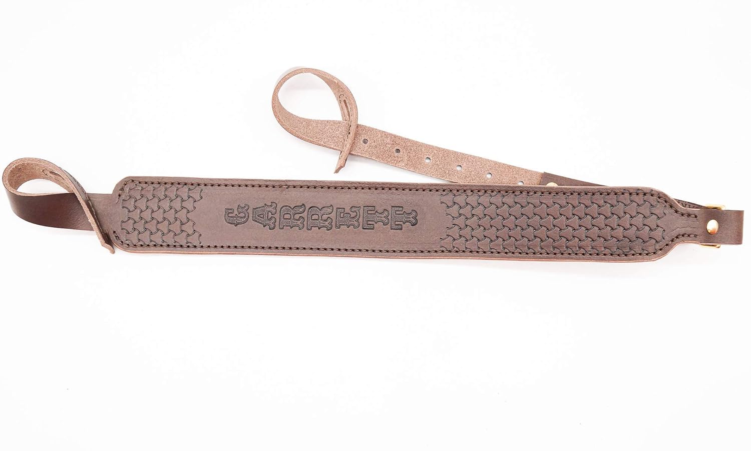 Amazon.com: Custom Leather Rifle Sling for stock and barrel (NO swivels ...