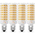 Lacnooe E11 LED Bulb Dimmable,JDE11 120V 75W Halogen Candelabra Bulbs Equivalent,T3 T4 Mini Base ...
