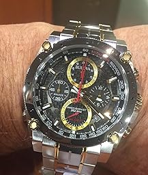 Bulova Men's 98B228 Precisionist Analog Display Japanese Quartz Two ...