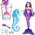 Amazon.com: BETTINA Color Change Mermaid Doll Playset, Mermaid Princess ...
