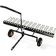 Amazon.com : YINTATECH 60" Pine Needle Rake Tow Behind,Lawn Tractor ...