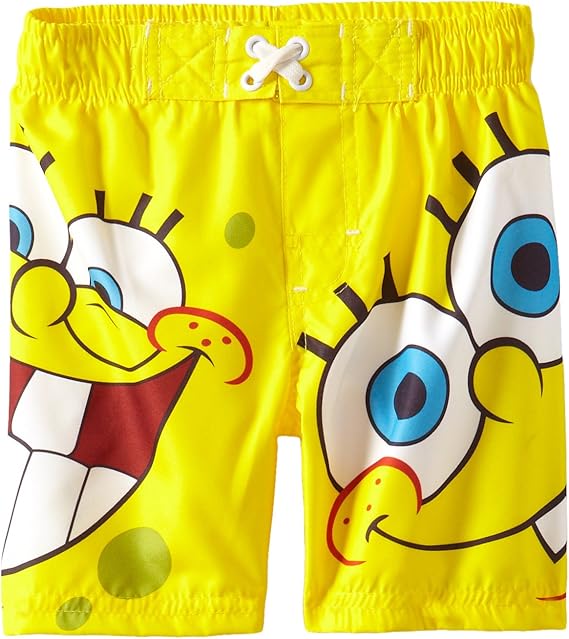 Amazon.com: Nickelodeon Little Boys' SpongeBob Swim Trunk, Multi, 2T ...