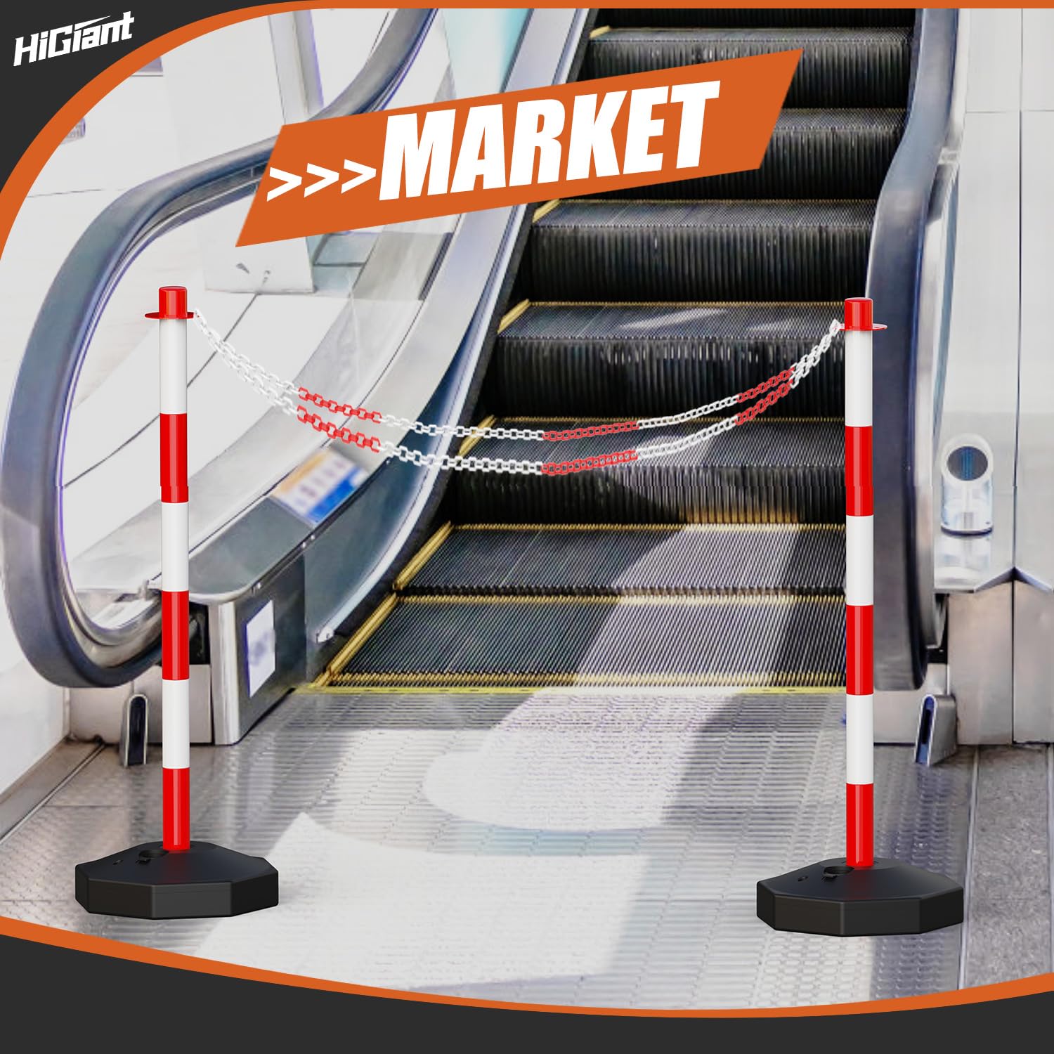 Mua 2 Pack Expandable Delineator Post Cones with Fillable Base ...