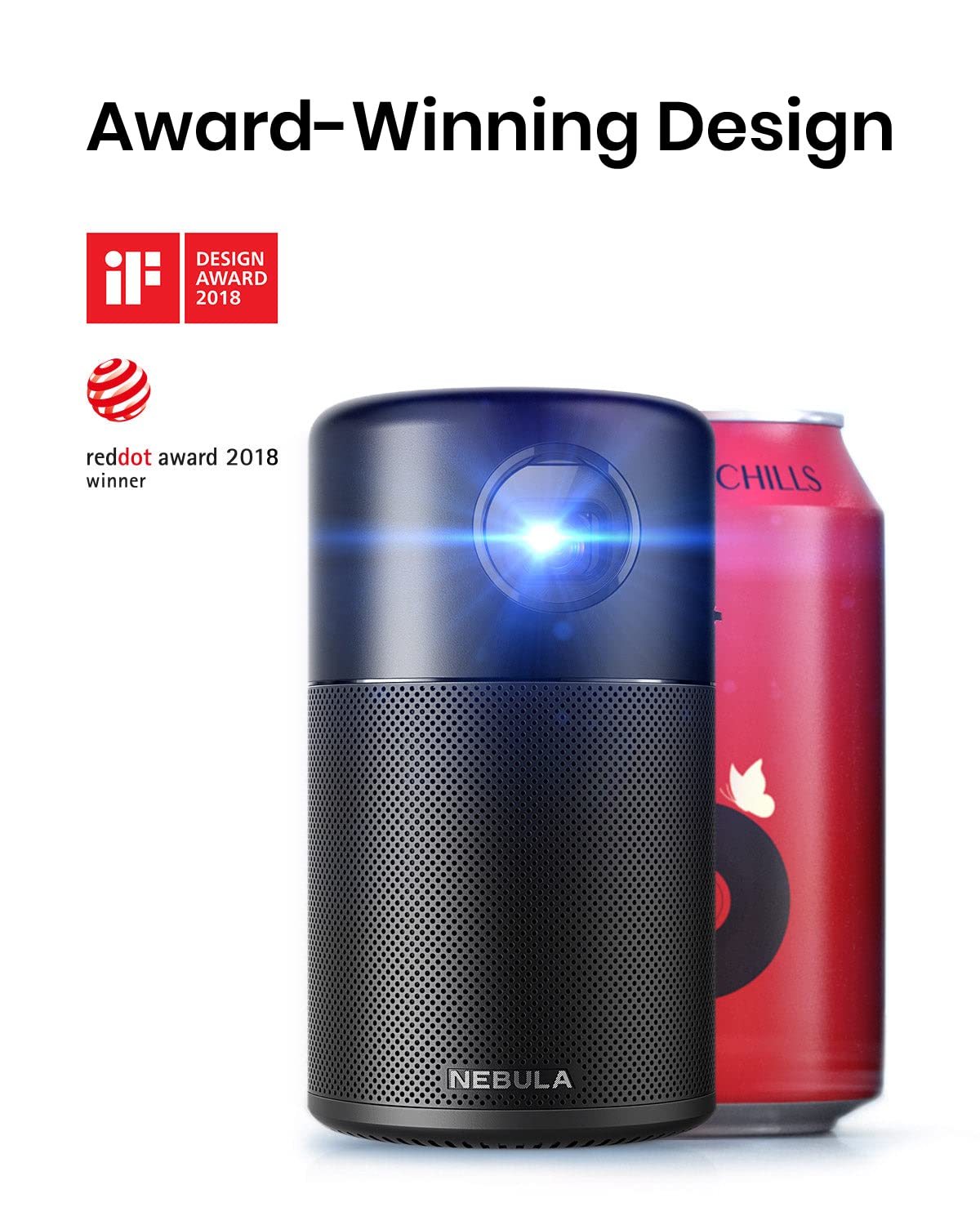 Mua Anker NEBULA Capsule, Smart Wi-Fi Mini Projector, 100 ANSI Lumen ...
