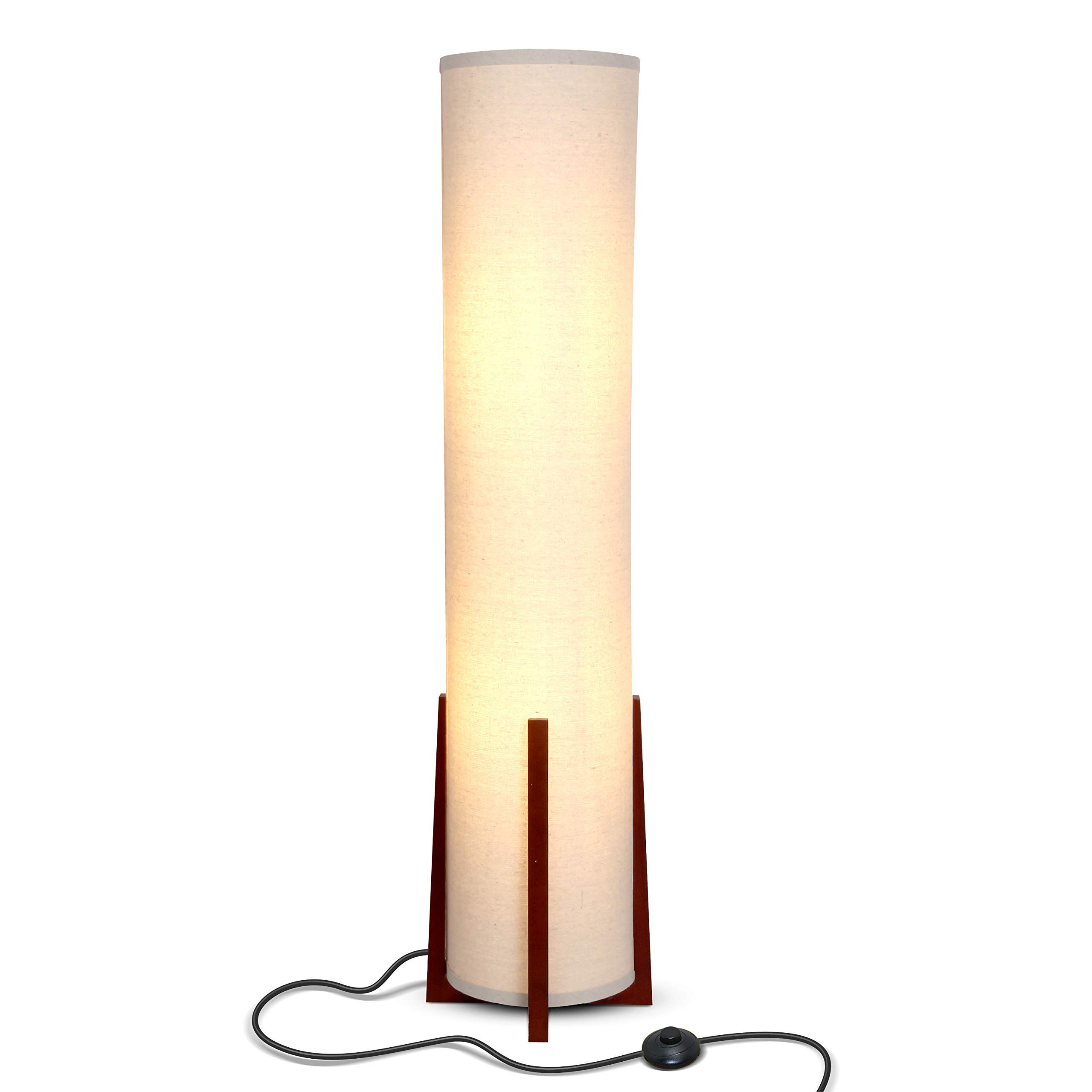 Mua Brightech Parker LED Floor lamp, 48 Inches Tall Lamp with Wood ...