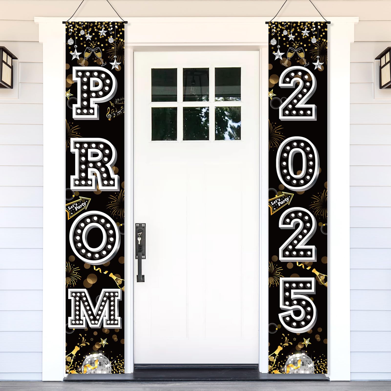 HOWAF Prom 2025 Porch Sign for Graduation Prom Night Party Decoration ...