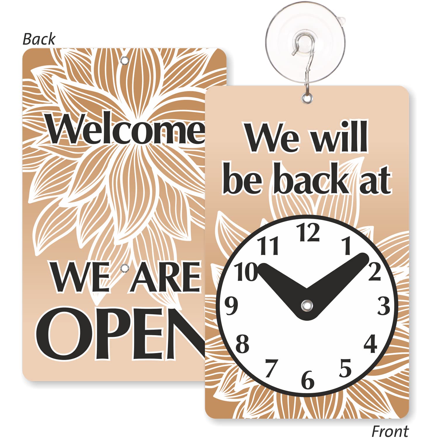 Mua SmartSign “We Will Be Back - Welcome We are Open” Two-Sided Be Back ...