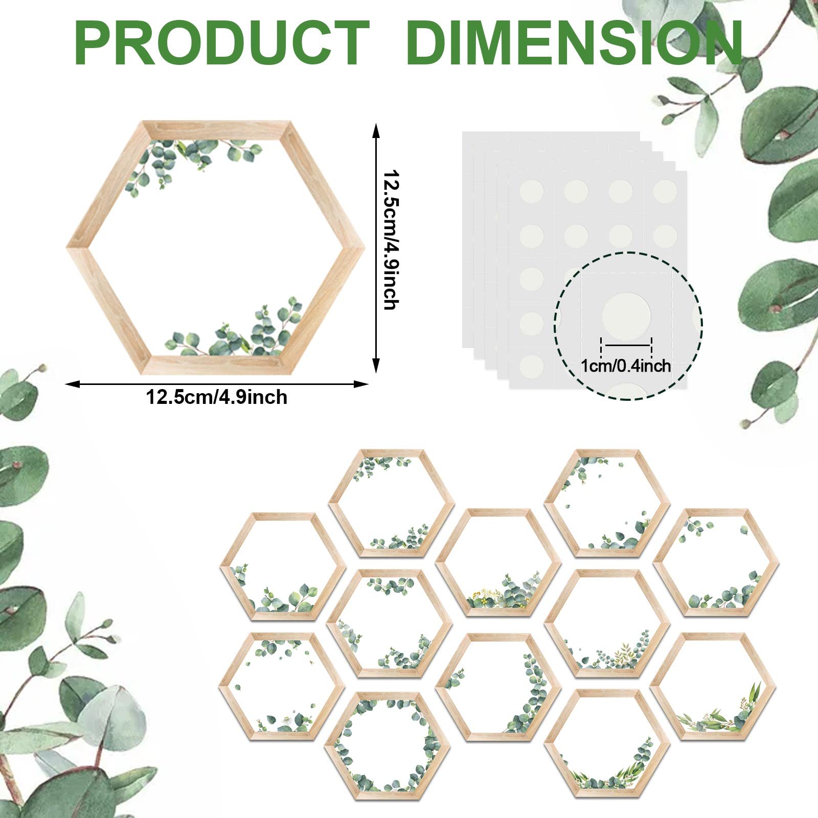 Mua 60 Pcs Simply Boho Hexagons Cutouts Hexagon Cutout Simply Boho ...