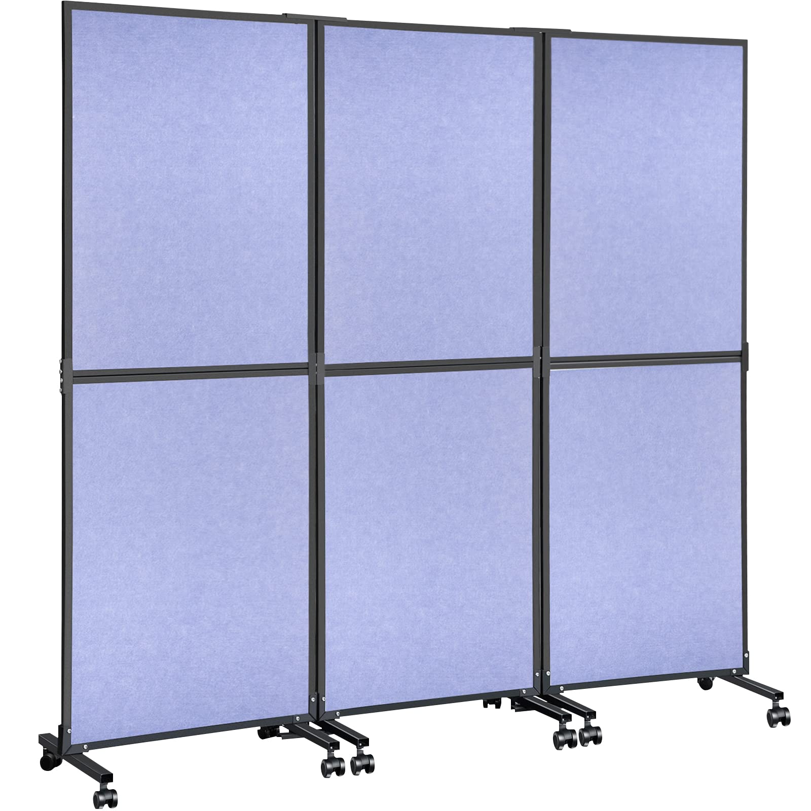 VEVOR Room Divider, 5.5 ft Room Dividers and Folding Privacy Screens ...