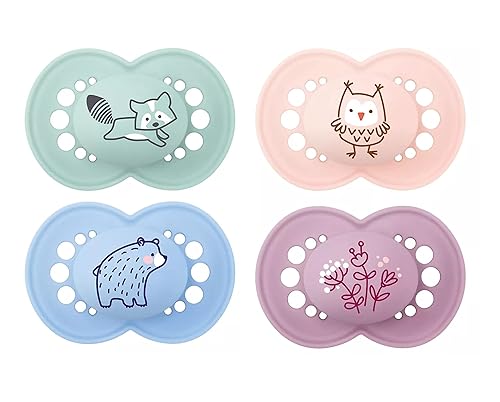 MAM Original Matte Baby Pacifier, Nipple Shape Helps Promote Healthy ...