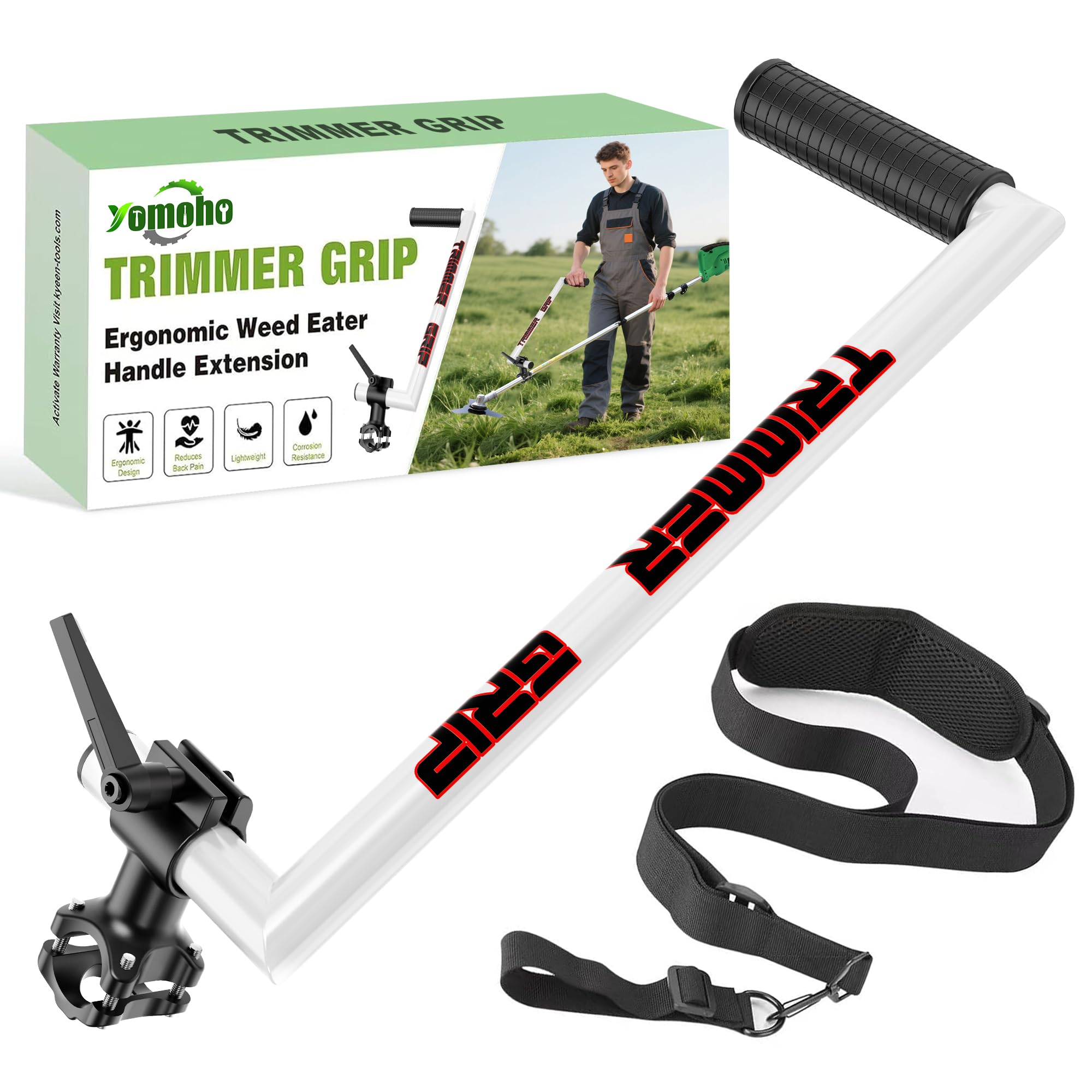 Upgraded Ergonomic Trimmer Grip, String Trimmer Handle, with Trimmer ...