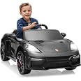 Amazon.com: First Ride On Licensed Porsche 718 12V Electric Car for ...