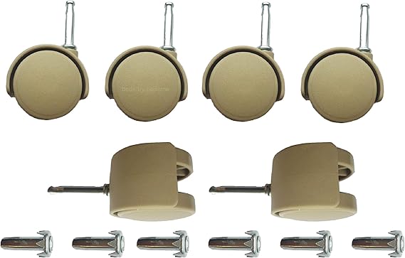 Save On Goods UK set of 6 Bed Castors - wheels, casters for beds and ...