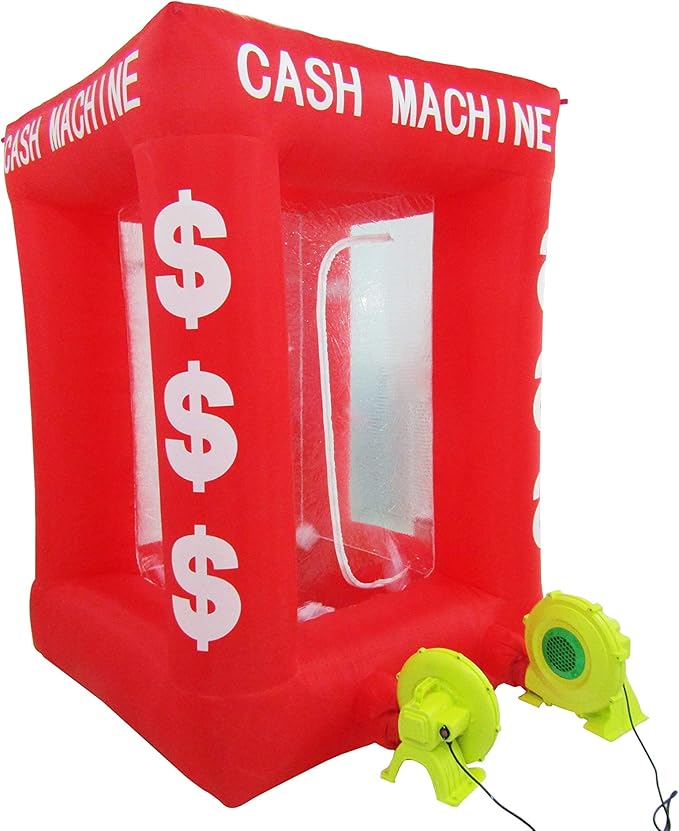 Amazon.com: KUNHEWUHUA 7ft/2.2m Inflatable Cash Cube Money Machine Cash ...