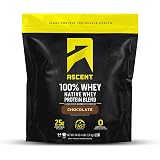 Amazon.com: Ascent 100% Whey Protein Powder - Post Workout Whey Protein ...