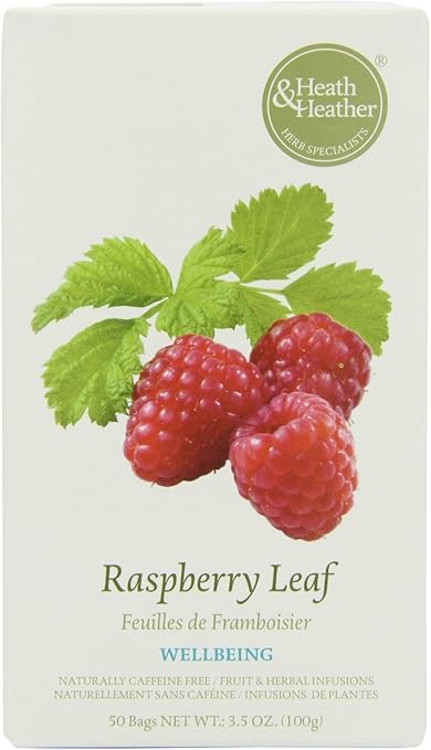 Heath & Heather Raspberry Leaf Tea (Case of 6, Total 300 Teabags ...