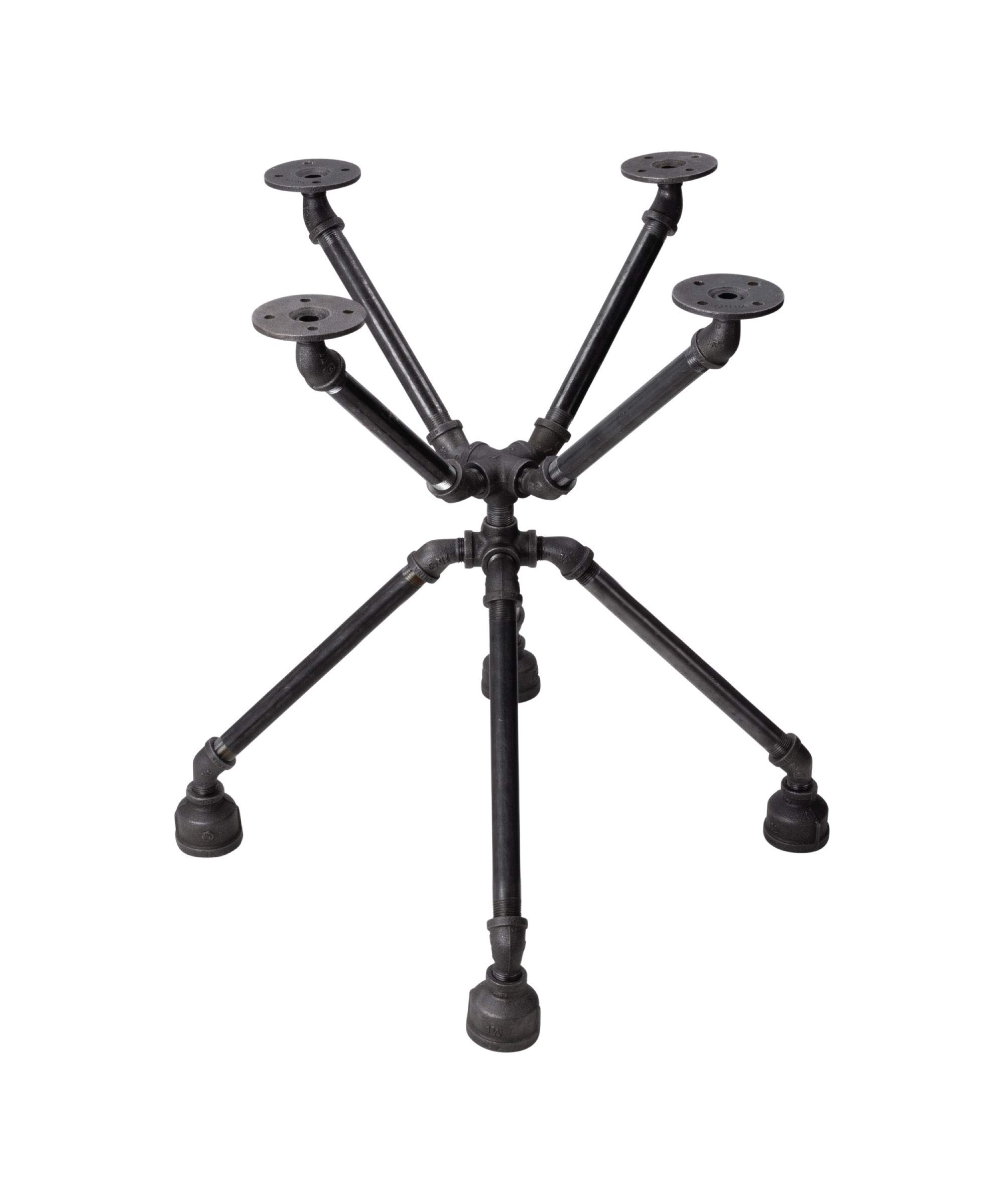 Buy PIPE D COR Industrial Table Leg Set Rustic End Table Side Table 
