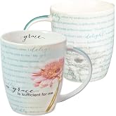Amazon.com: Christian Art Gifts Inspirational Scripture Ceramic Coffee ...