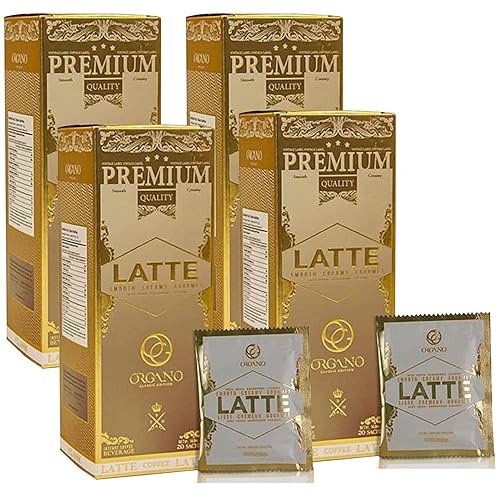 4 Boxes ORGANO Gourmet Cafe Latte,100% Certified Ganoderma Lucidum (80 ...