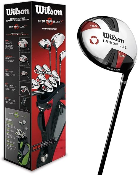 Wilson Beginner Complete Set, golf clubs, Profile VF: Amazon.co.uk ...