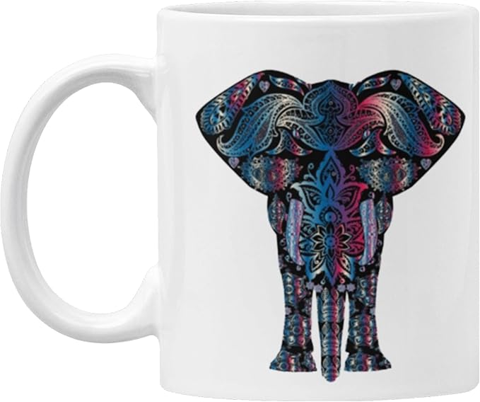Amazon.com: Elephant Mug - Coffee Mug – Tea Mug - Elephant Decor - Cute ...