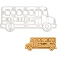 Amazon.com: School Bus cookie cutter, 1 piece - Bakerlogy: Home & Kitchen