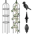 Amazon.com : Garden Obelisk Trellis for Climbing Plants Outdoor 6 Ft ...