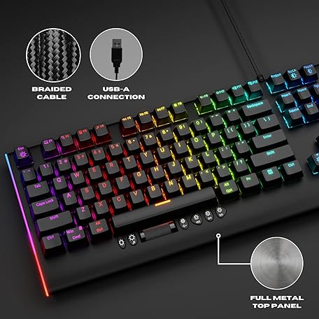 Mua X9 RGB Mechanical Keyboard Gaming - Full Size USB Wired Mechanical ...