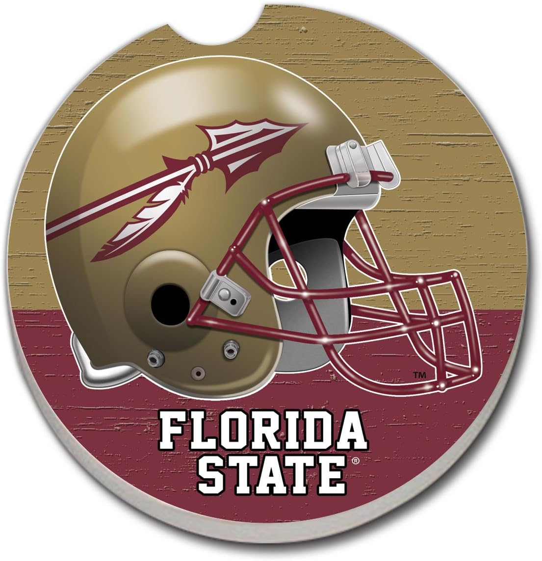 Amazon.com : Florida State University Helmet Logo Single Ceramic Car ...