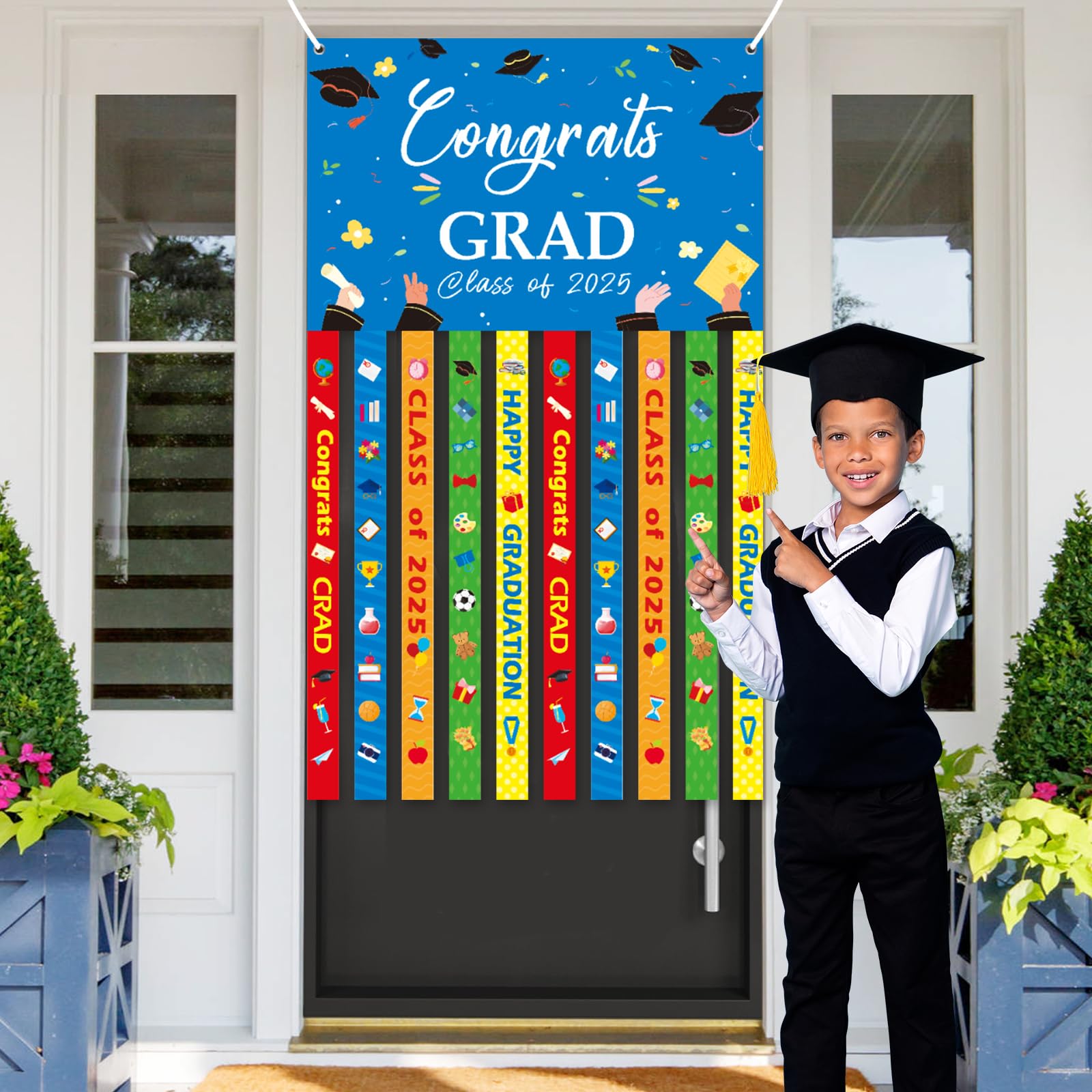 Kindergarten Graduation Decorations Congrats Grad Class of 2025 Door ...