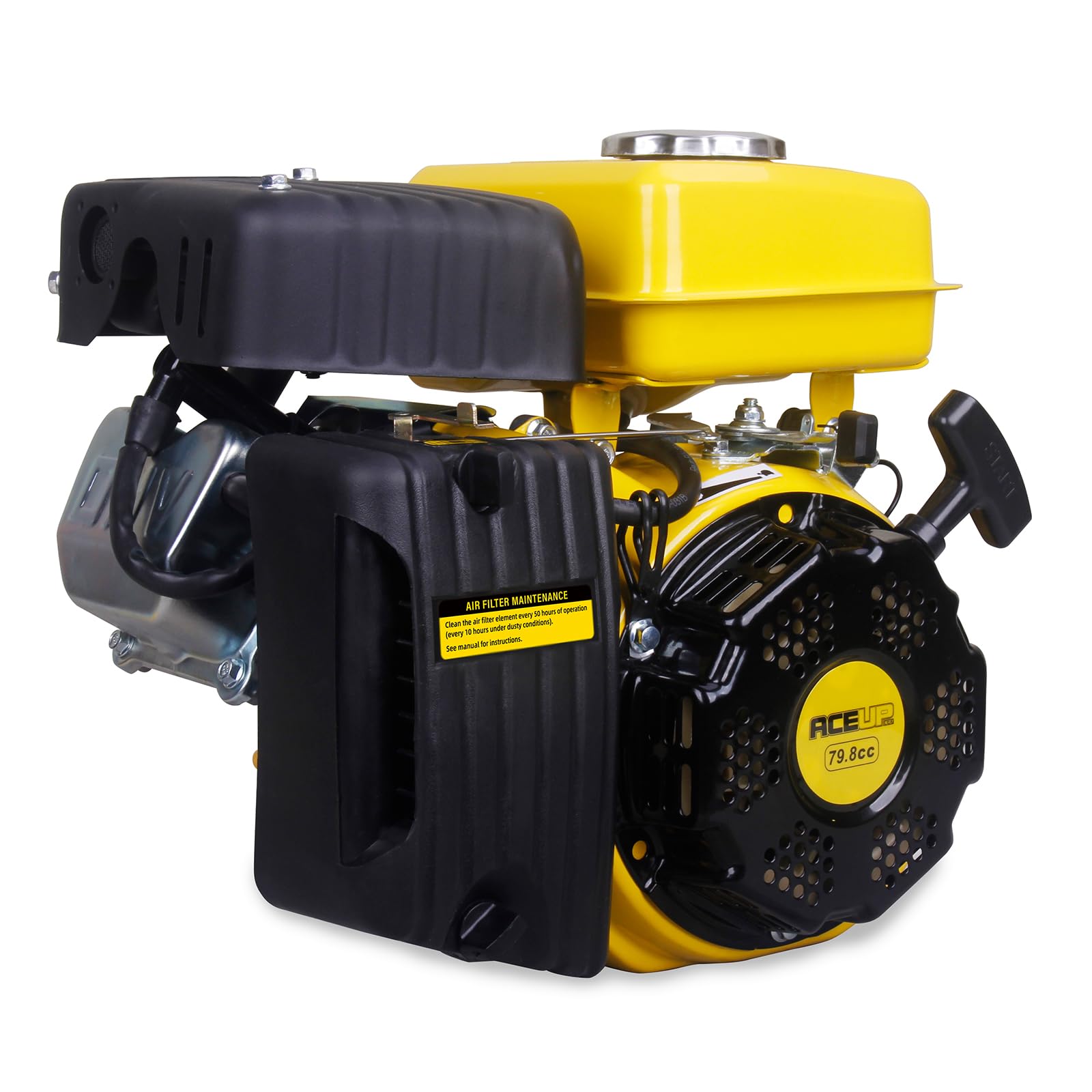 Mua 2.1HP 79.8cc Gas Engine Horizontal Shaft, 4 Stroke OHV Gas Motor, Shaft 0.62" (15.8mm ...