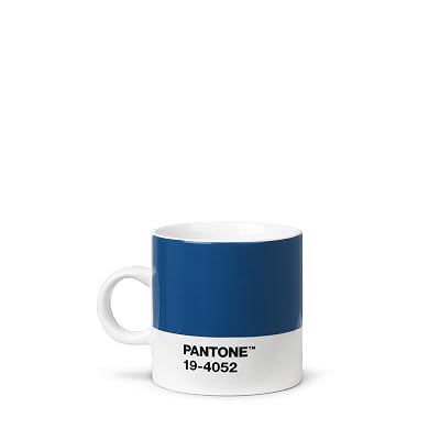 Pantone Porcelain Espresso Cup - Classic Blue Chile | Ubuy