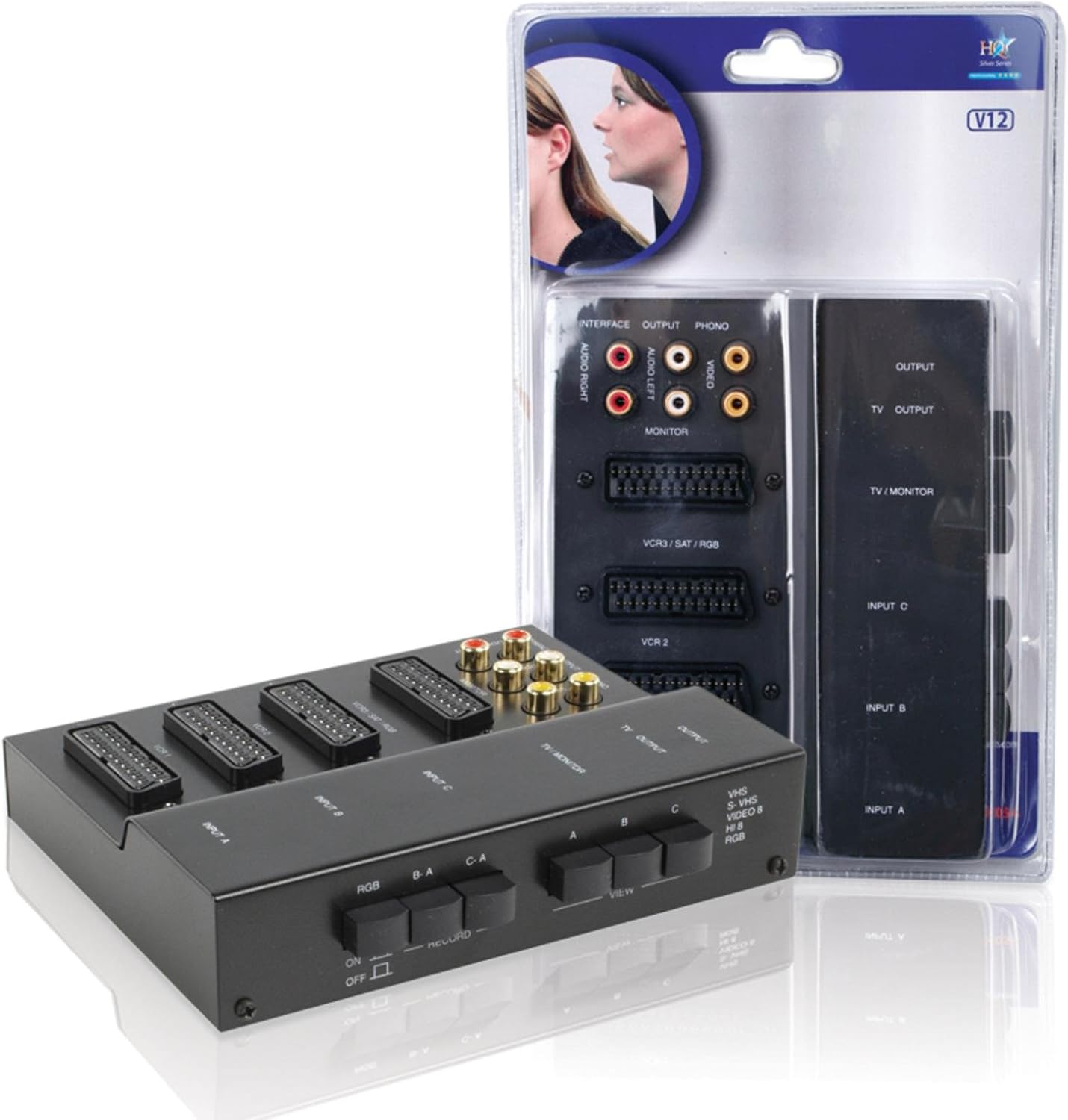 HQ High End SCART Switch Box: Amazon.co.uk: Electronics