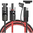 Amazon.com: MOOKEERF Solar Panel to SAE Adapter Cable - 8FT 10AWG Solar Extension Cable for RV ...