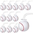Amazon.com: Baseball Ball Shape Cups Bulk with Straws and Lids, 10oz ...