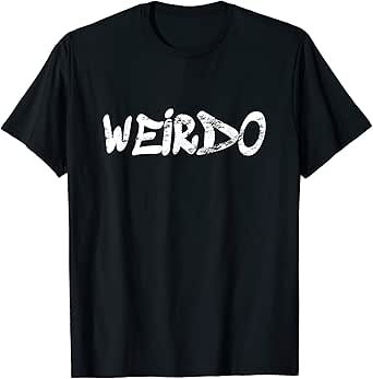 Amazon.com: Weirdo Goth Halloween T-Shirt: Clothing